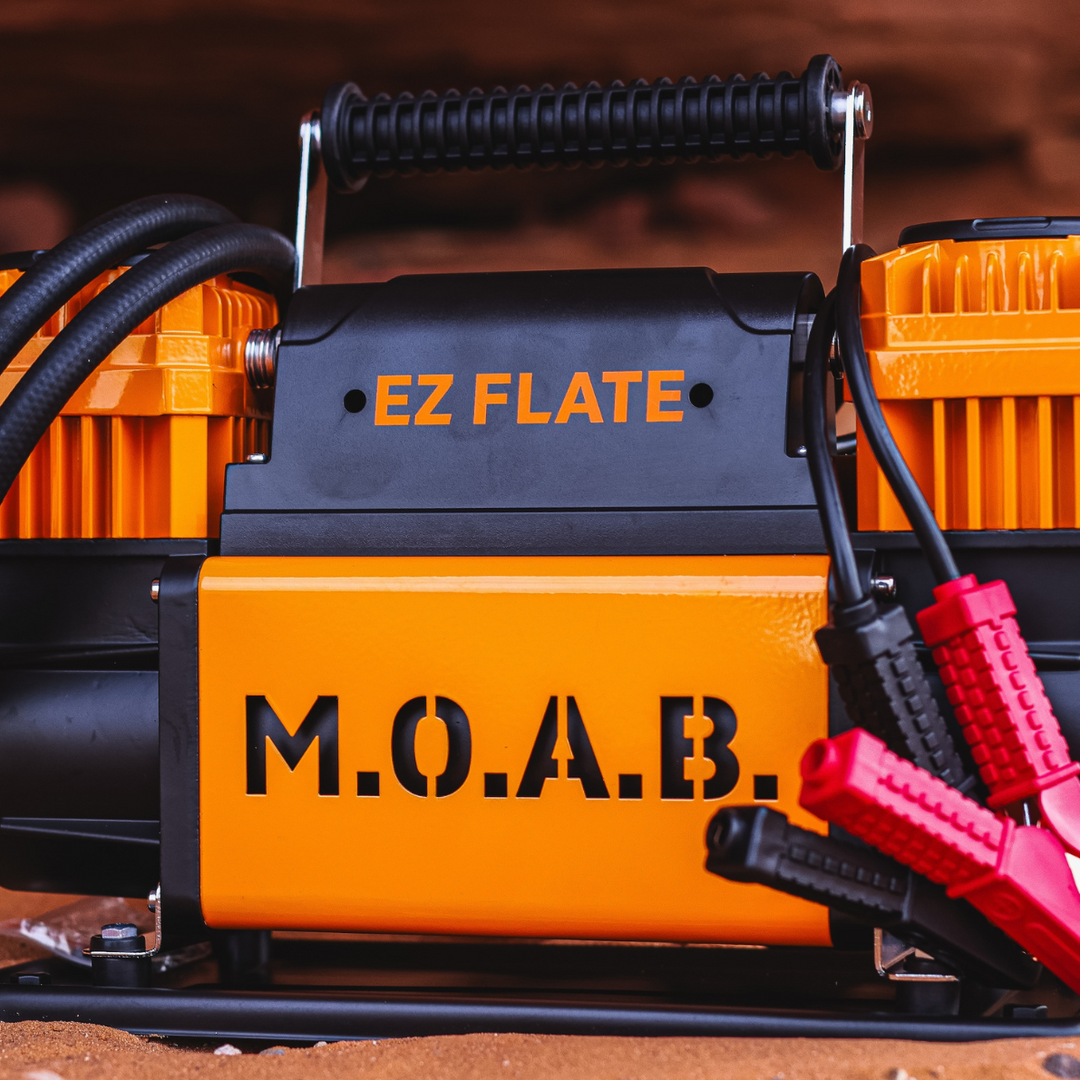 M.O.A.B. - 10.6 CFM Portable Dual Air Compressor – EZ FLATE